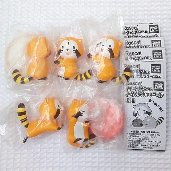 กาชาปอง Rascal the Raccoon แรคคูนตั้งโต๊ะน่ารัก - PiggyGaGa กาชาปอง โมเดล ของสะสมจากญี่ปุ่น